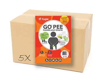 Caisse de 5 kits urinaux GO PEE® — Boutique Hygie
